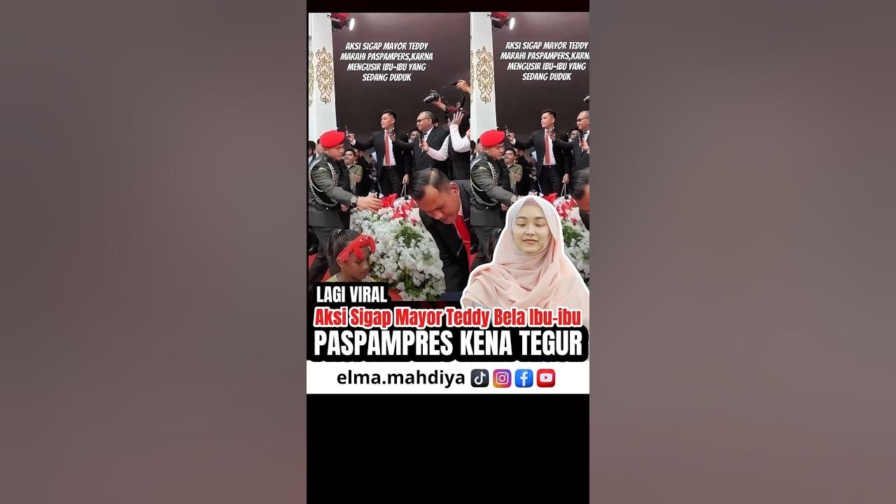 aksi sigap mayor Teddy Tegur Paspampres Karena Usir Ibu-Ibu | Viral Trending Terbaru Terkini ...