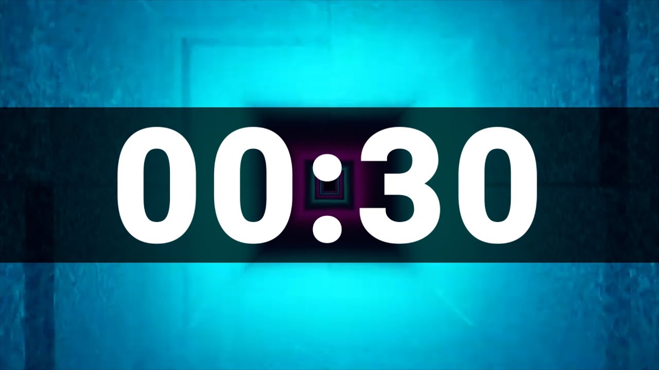 30 Second Timer with Cool Upbeat Music for Kids, Chill Instrumental ...