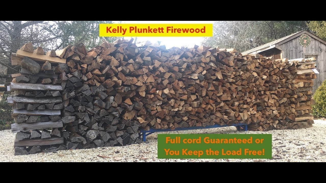 Full cord Dump Kelly Plunkett Firewood - YouTube