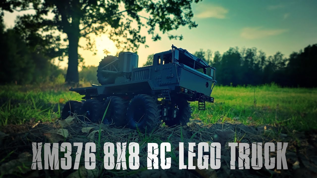 LEGO Technic RC XM376 8x8 Truck - YouTube