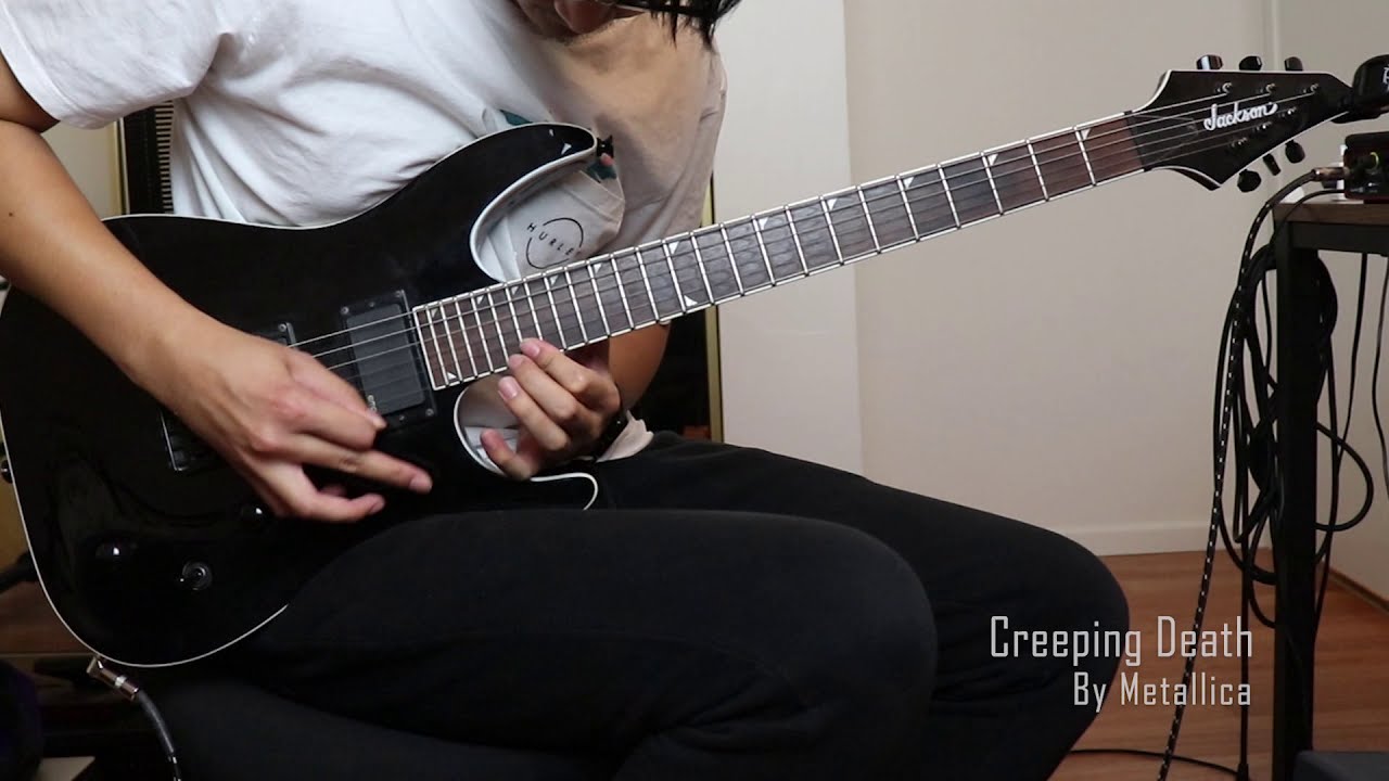 Metallica - Creeping Death (Guitar Solo Cover w/ Tabs) - YouTube