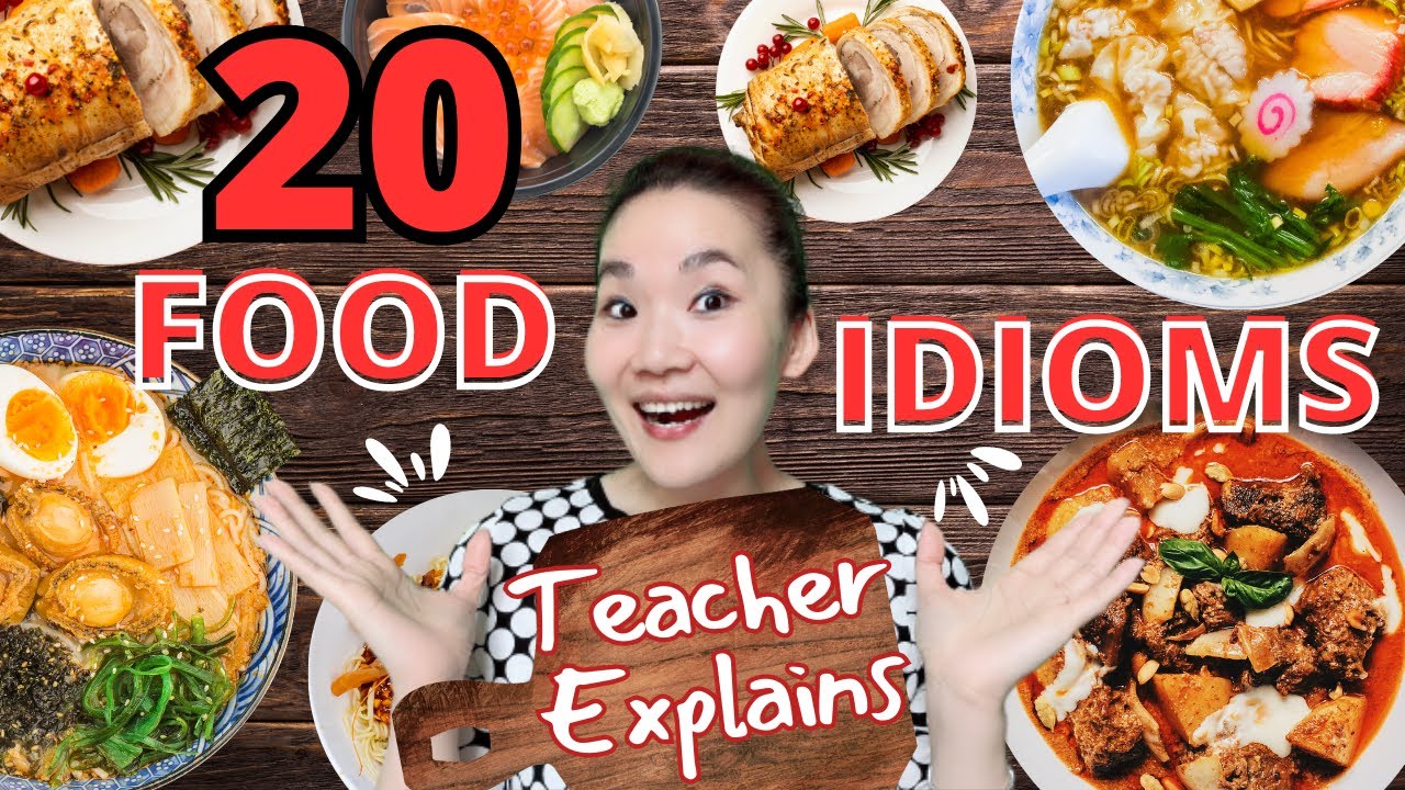 Learn 20 Food Idioms with Sample Sentences - YouTube