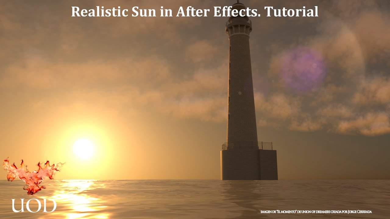 Realistic Sun in After Effects/ Lens Flare Tutorial. - YouTube