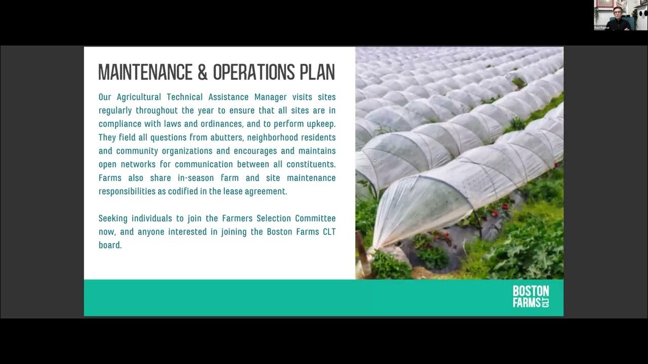 Boston Farms CLT presented on 115 Bird Street Community Garden - YouTube
