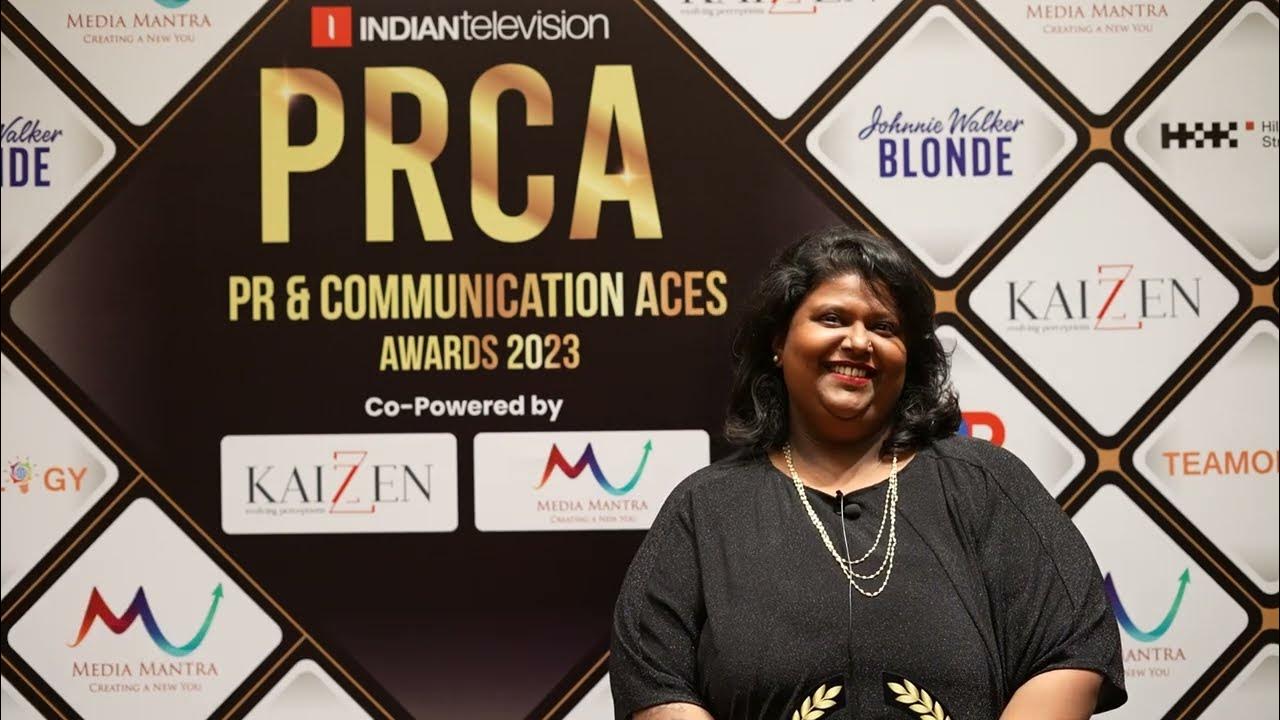 Congratulations Prasanna Ratanjankar for Winning at PR & Communications Aces Awards 2023 - YouTube
