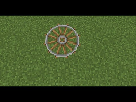 wheels in minecraft - YouTube