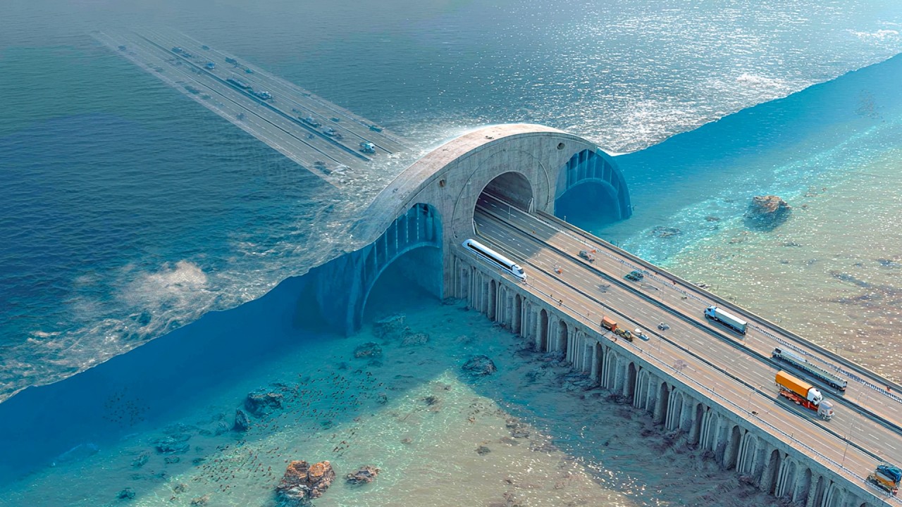 How World's Longest 18km Immersed Tunnel was Built - Incredible Epic ...