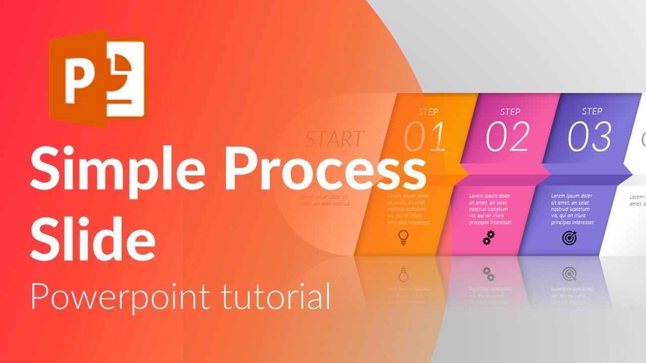 Easy animated 3 step process slide. Powerpoint tricks - YouTube