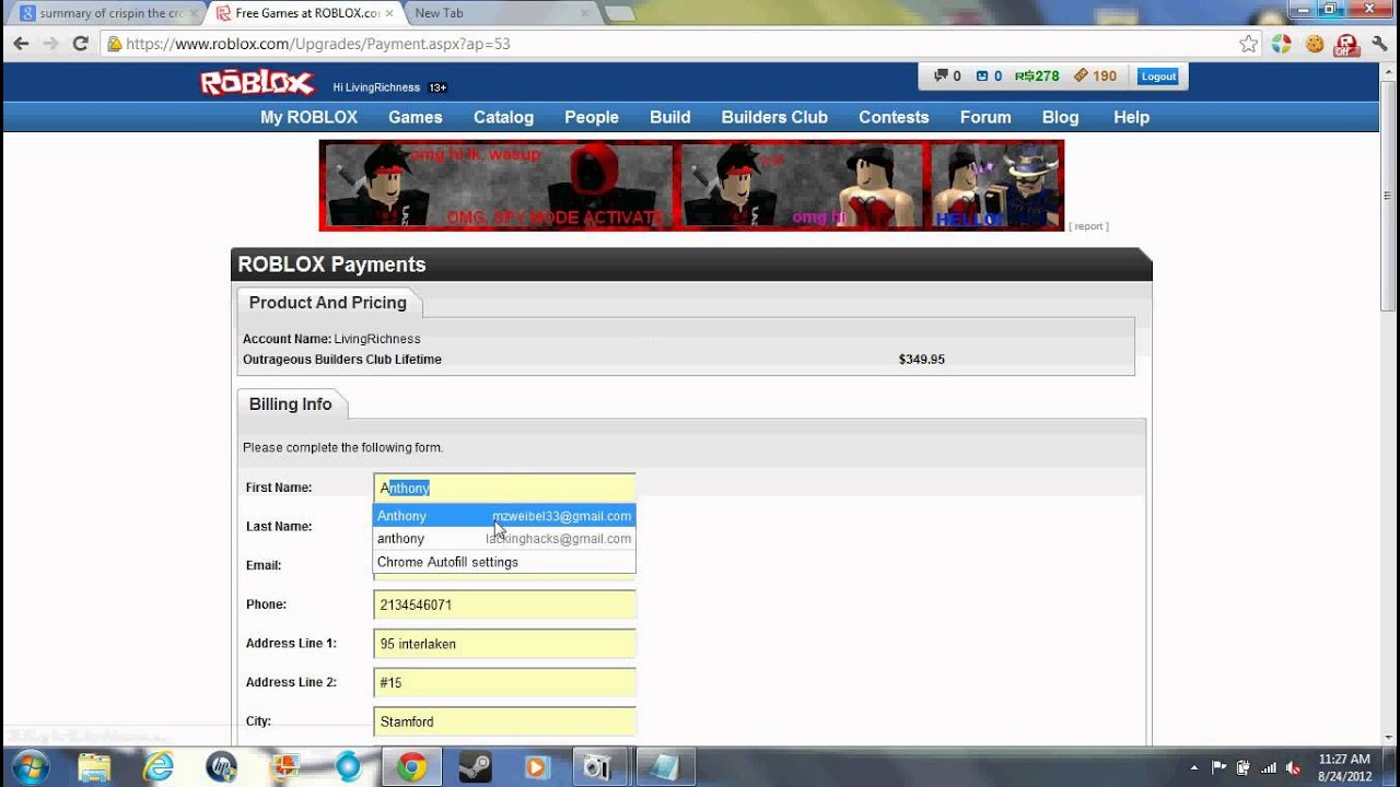 How to get free builders club on roblox *TUTORIAL 2013* - YouTube
