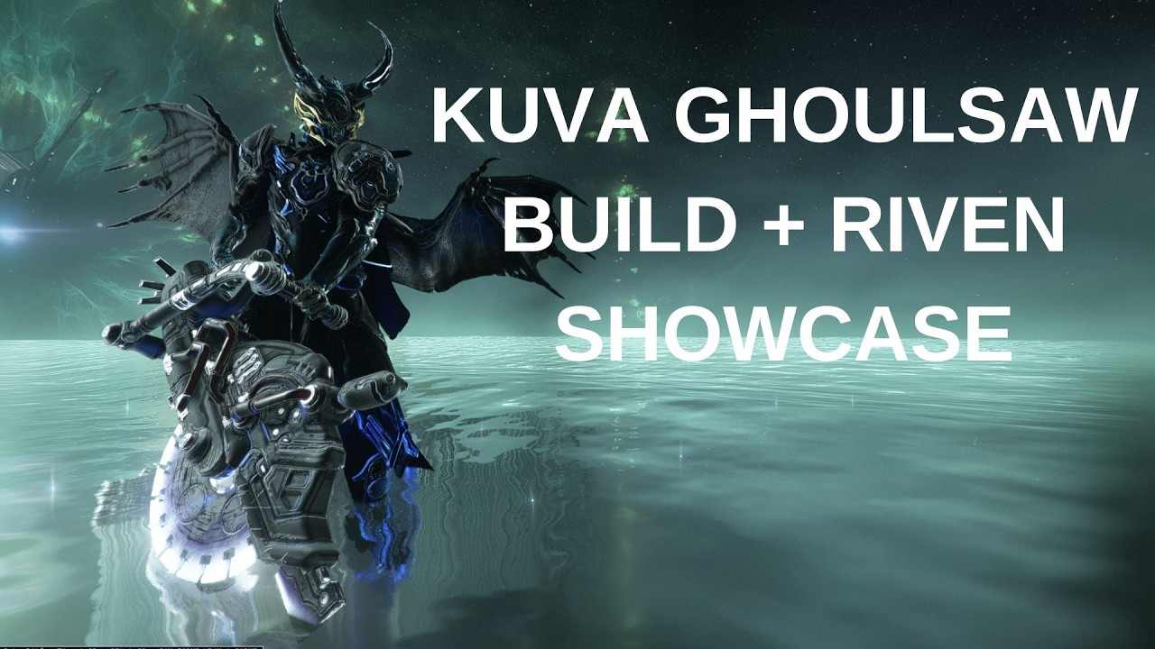 Warframe Kuva Ghoulsaw Build + Riven Showcase - YouTube