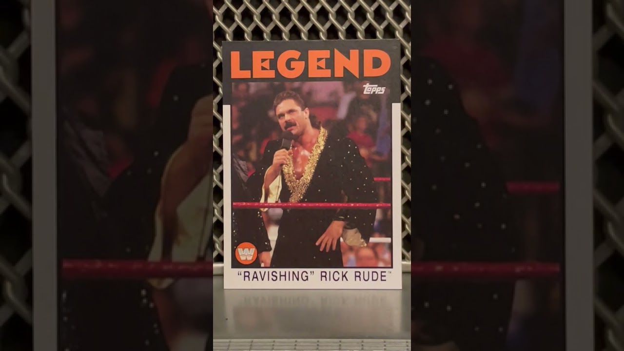Simply Ravishing Rick Rude 2016 Topps WWE Heritage Legends card review ...
