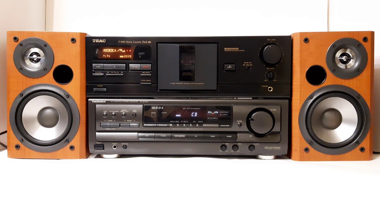 Teac V 600 Technics SA EX320 Sony SS CCP 333 part 1 - YouTube