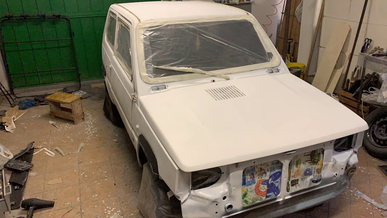 restoration Fiat Panda fire - YouTube