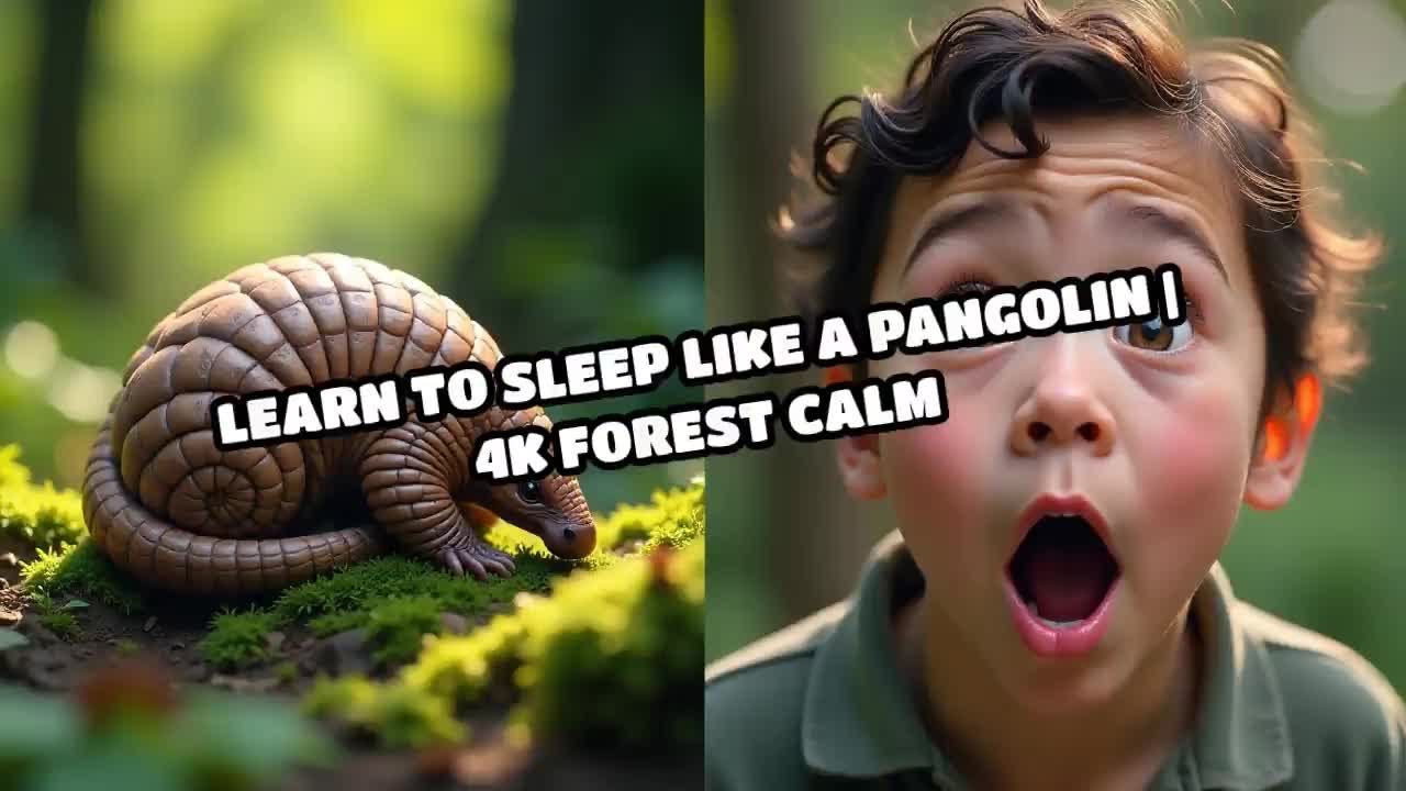 Learn to Sleep Like a Pangolin | 4K Forest Calm - YouTube