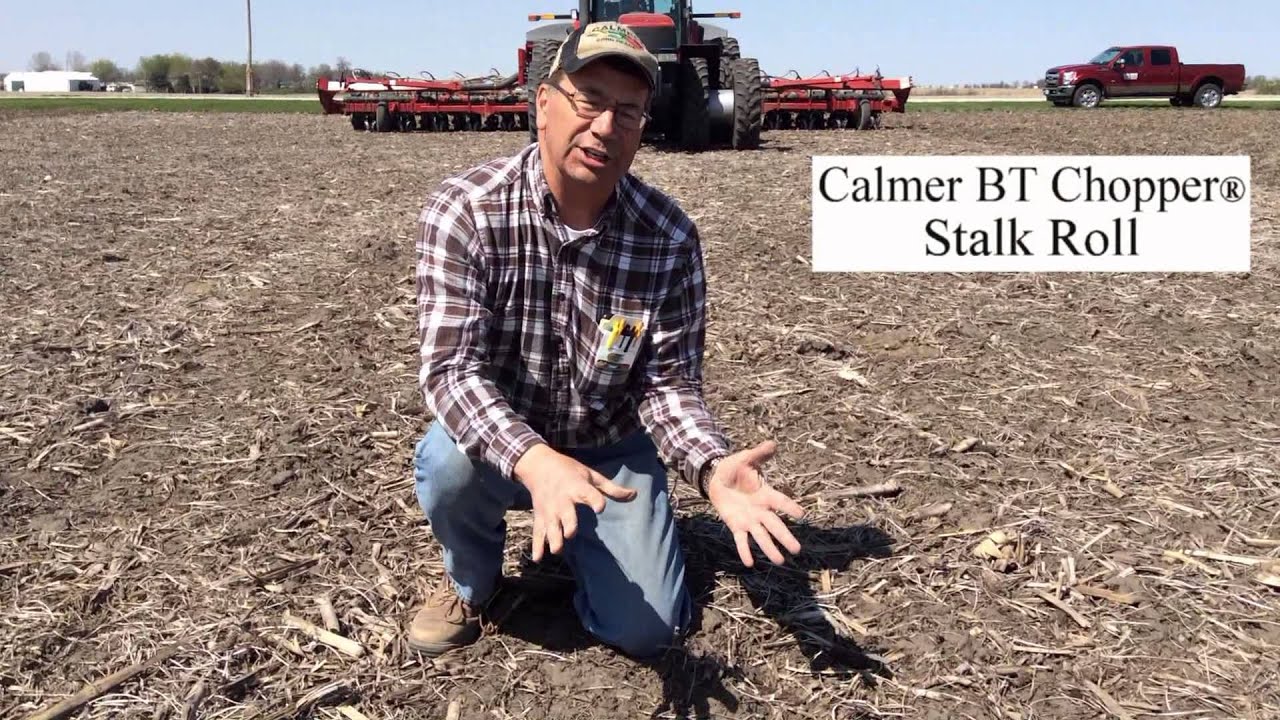Planting into BT Chopper Residue - YouTube