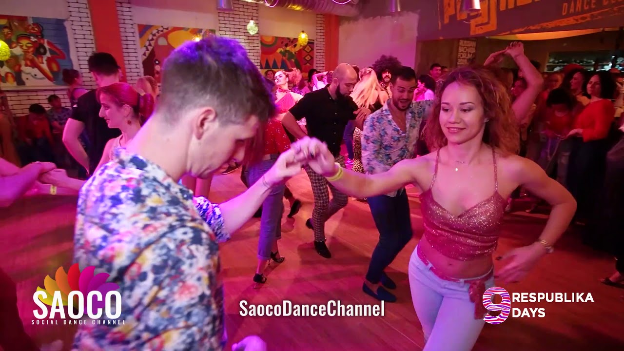 Samuel Kramer and Yuliya Pilipenko Salsa Dancing at Respublika Days 9 ...