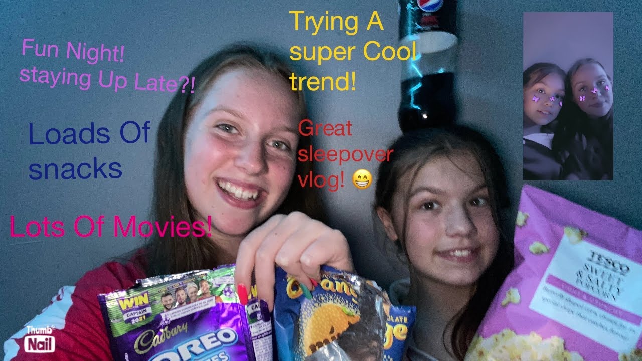 fun sleepover vlog! - YouTube