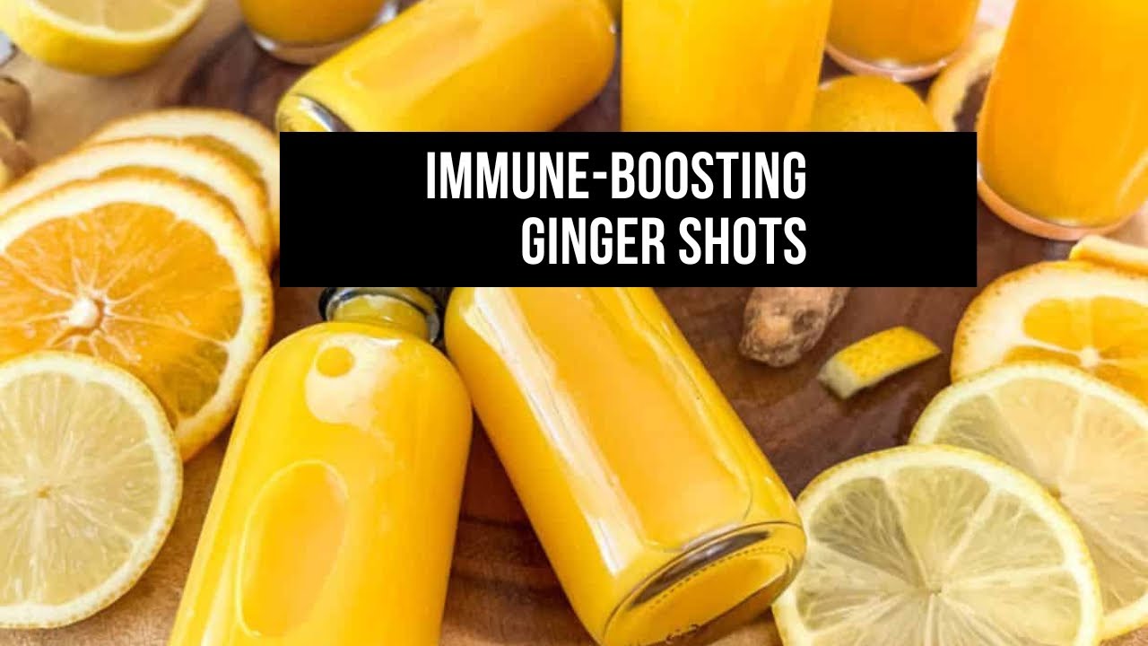 BOOST YOUR IMMUNITY NATURALLY | LEMON, GINGER & TUMERIC SHOT RECIPE 🍋 I ...