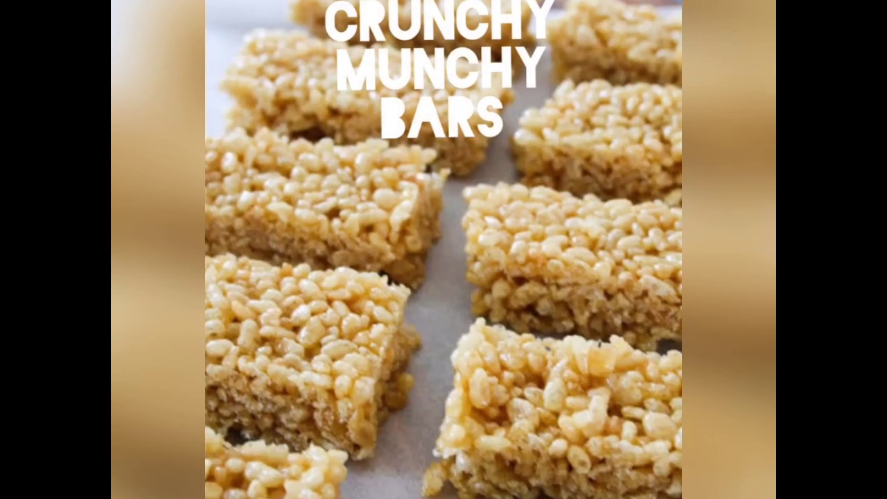 Crunchy Munchy Bars - YouTube