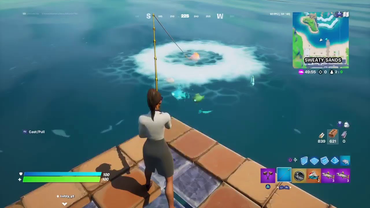 Trying to fish the vendetta fish Fortnite - YouTube