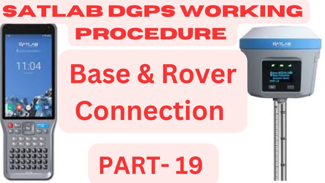 RTK GPS /GNSS with Base and Rover I RTK Survey With GPS I Satlab Dgps I ...