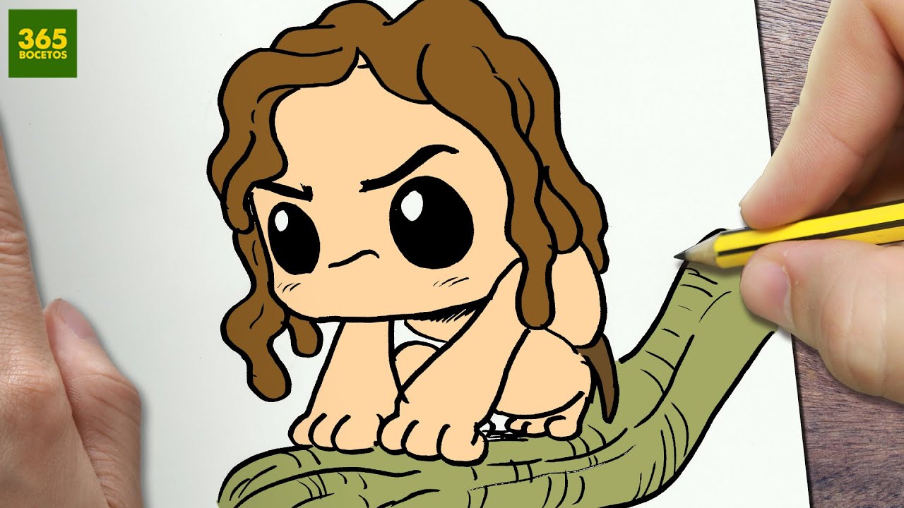 COMO DIBUJAR TARZAN KAWAII PASO A PASO - Dibujos kawaii faciles - How ...