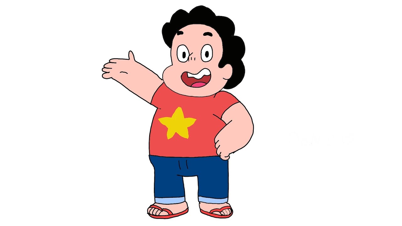 how to draw Steven universe | very easy step by step - YouTube