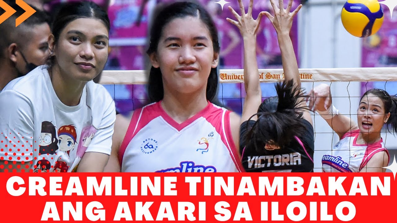 CREAMLINE TINAMBAKAN ANG AKARI SA 4TH SET SA LABAN SA ILOILO | ALYSSA ...