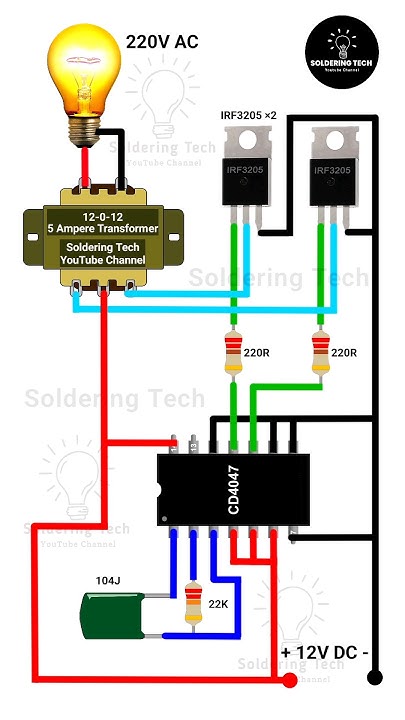 How to make 12V to 220V sine wave inverter circuit #shorts #diy #viral ...