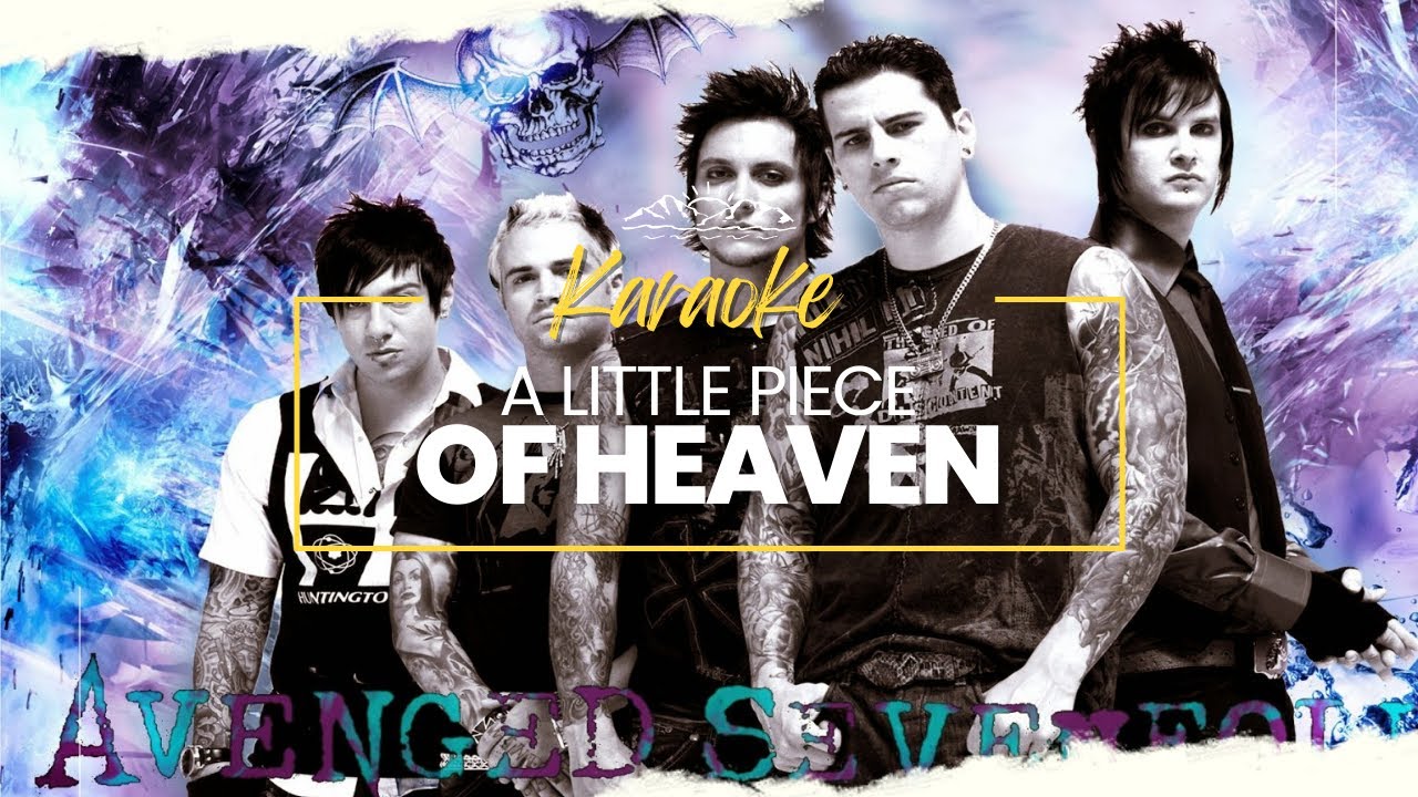 KARAOKE A LITTLE PIECE OF HEAVEN - AVENGED SEVENFOLD LOWER KEY - YouTube
