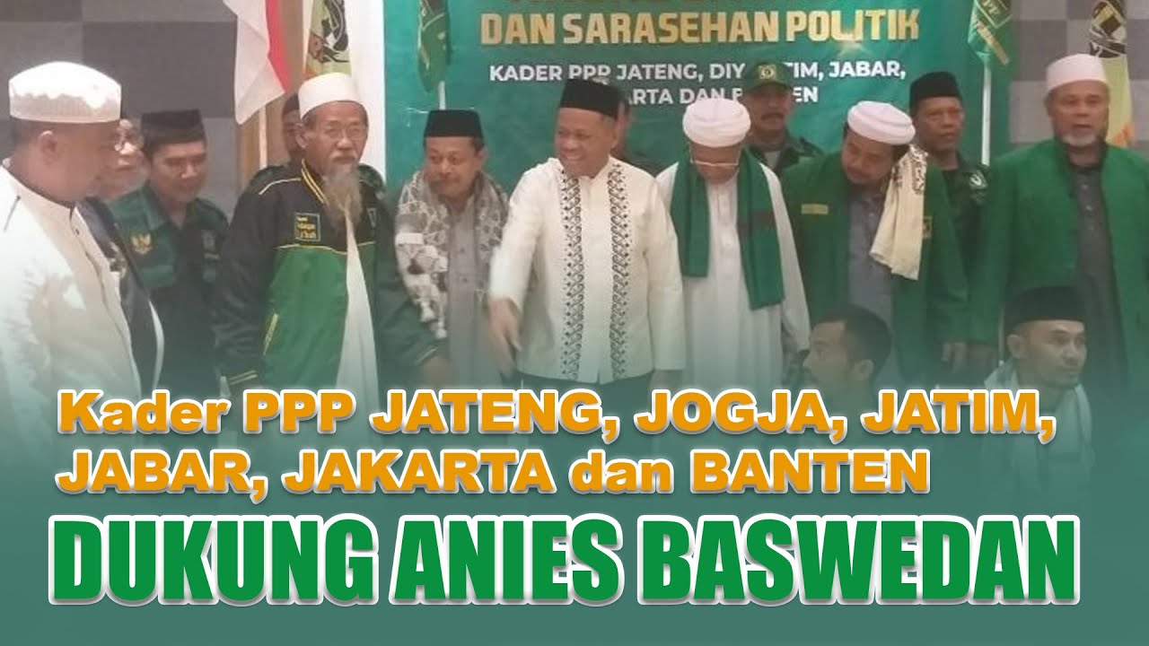 🔴 Habil Marati Keputusan Kader PPP JATENG, DIY, JATIM, JABAR, JAKARTA ...