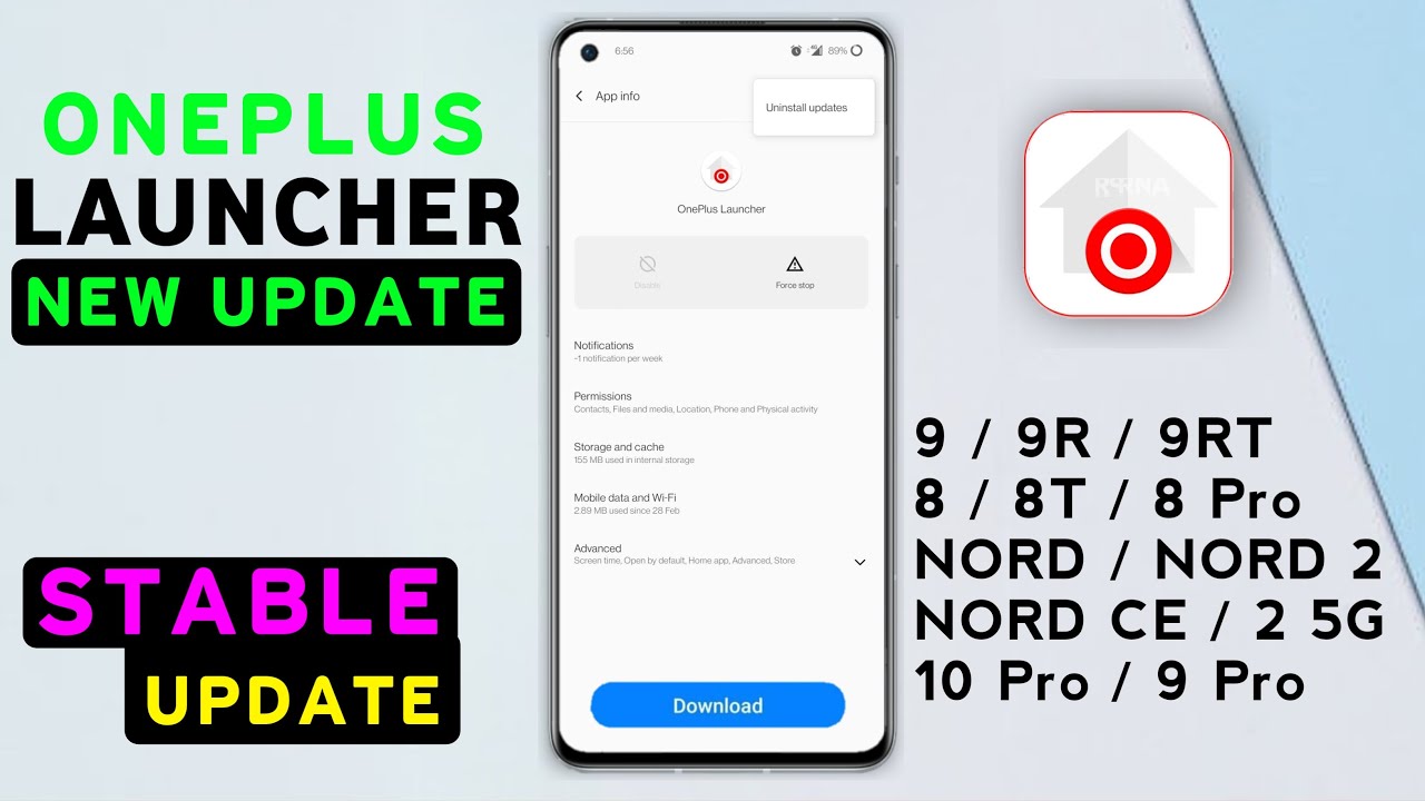 Oneplus System Launcher Update Features | Nord 2 5G,Ce 2 5G,9,9 Pro,9R ...