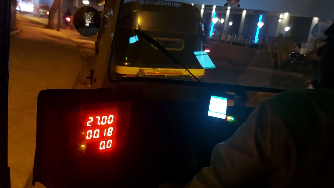 Meter rigging in electronic meters of rickshaw in Mumbai - YouTube