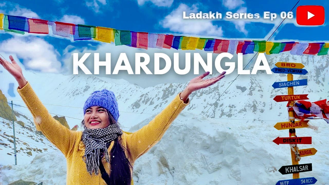 Almost FROZE to death at Khardungla! Snowfall ALERT - YouTube