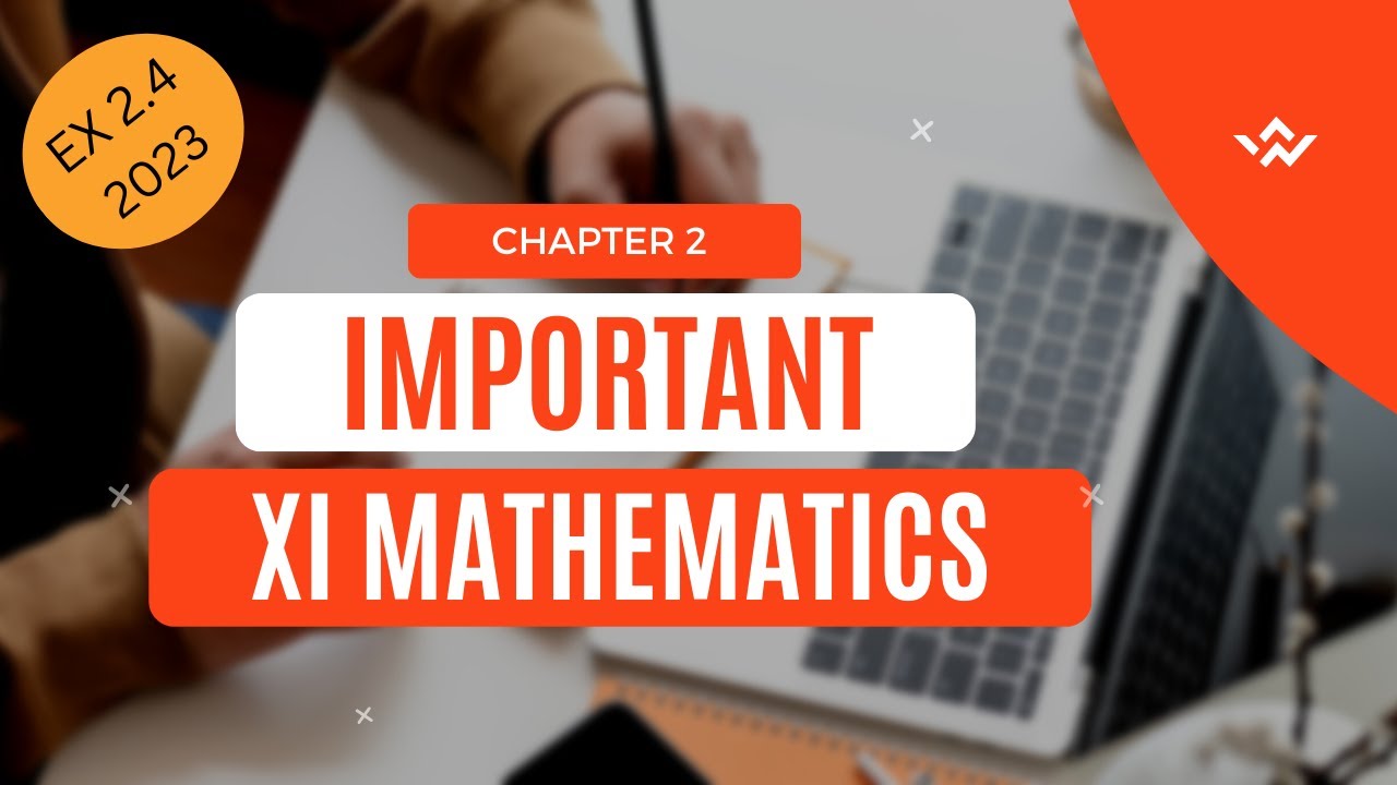 IMPORTANT|XI MATHEMATICS|CHAPTER 2|EX# 2.4|DETERMINANTS & PROPERTIES ...