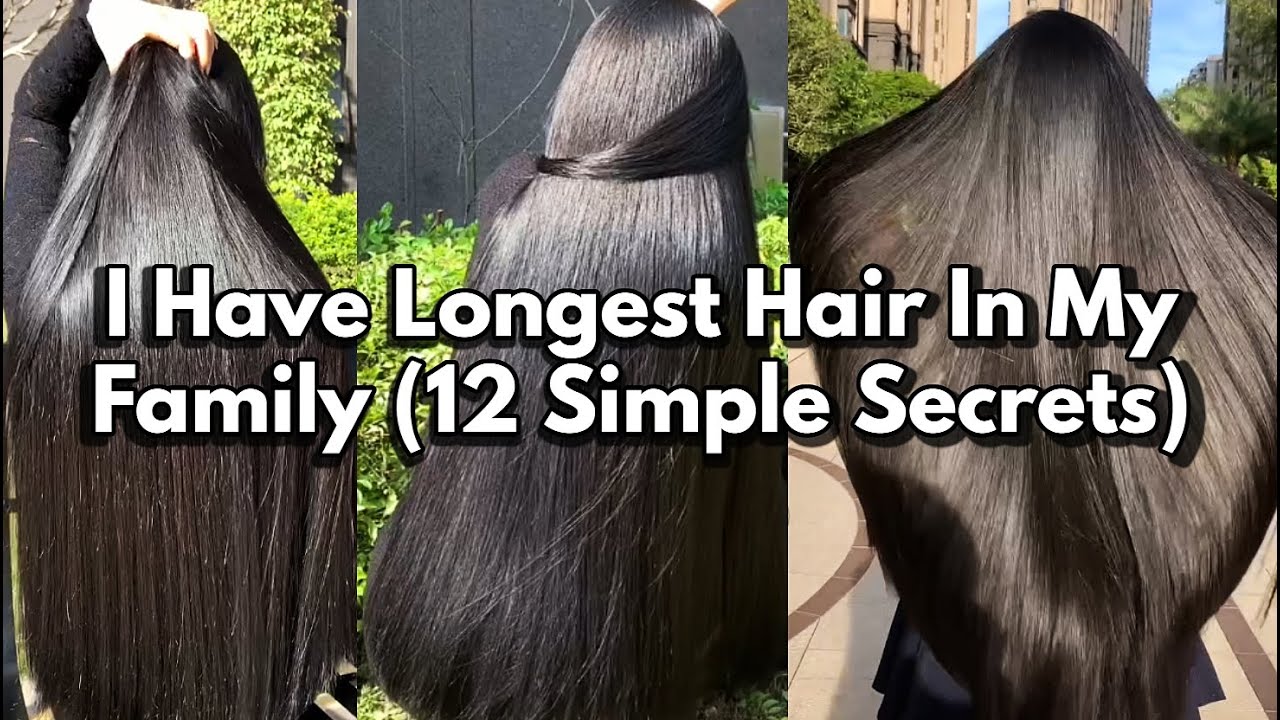 12 Hair Growth Secrets TO GET LONG HEALTHY HAIR NATURALLY - Natural ...