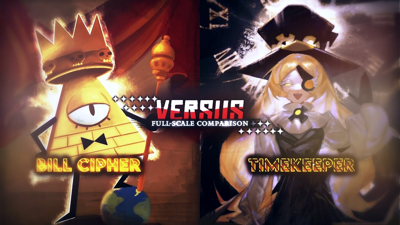 Timekeeper Cookie vs Bill Cipher | Cookie Run vs Gravityfalls - YouTube