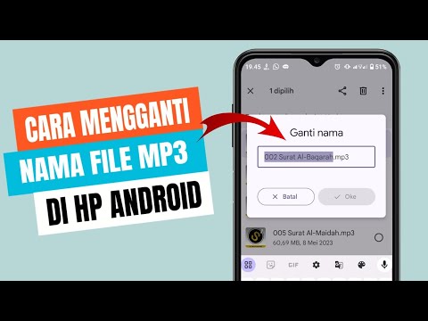 Cara Mengganti Nama Mp3 di HP Android - YouTube