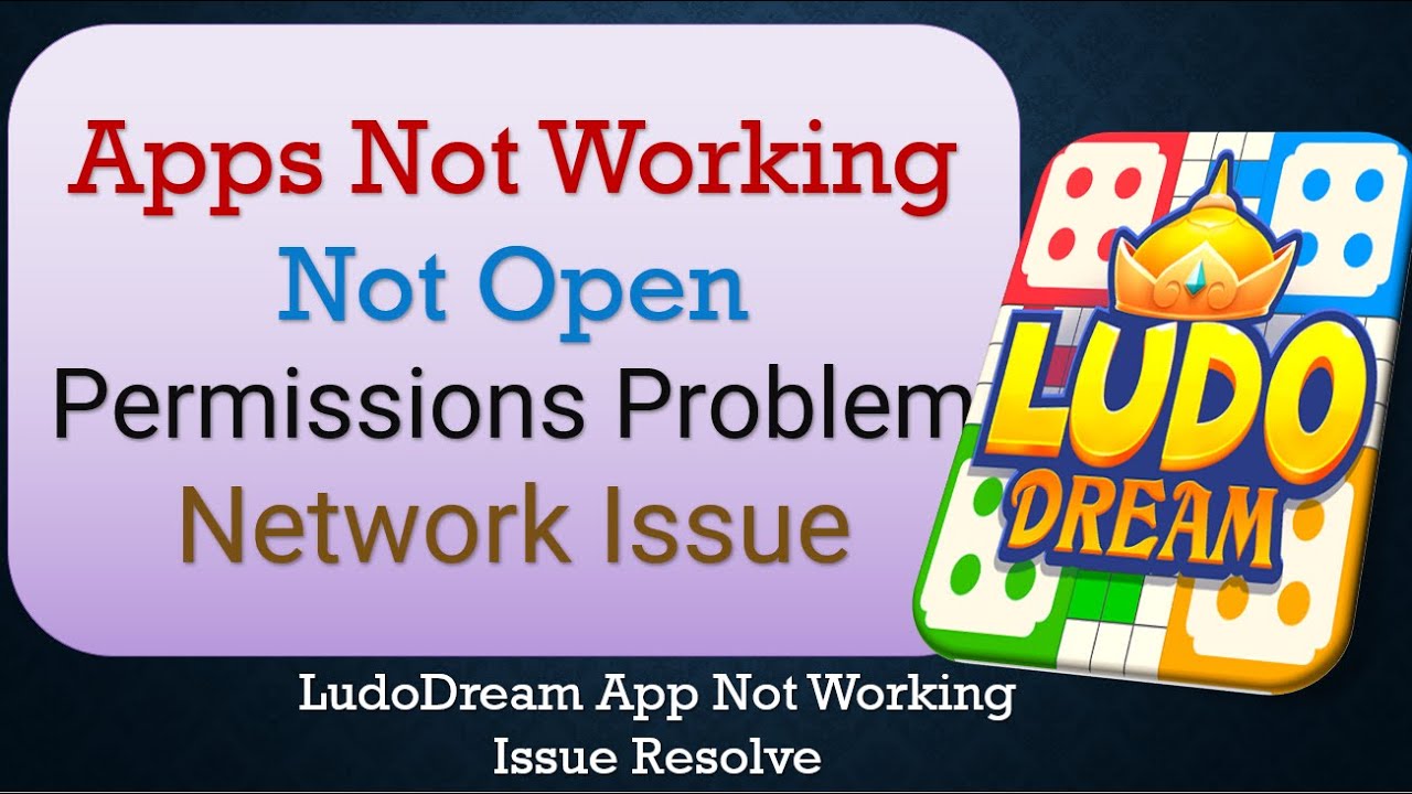 How To Fix Ludodream App Not Working Not Open Space Issue Network And Permissions Issue