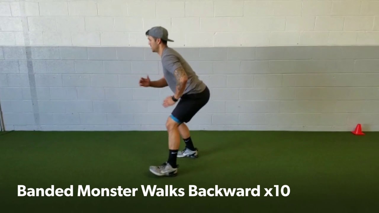 Banded Monster Walks Backward x 10 - YouTube
