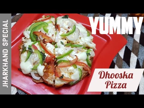 Dhooska pizza Amazing recipe Jharkhand special - YouTube
