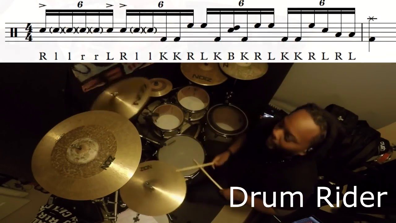 Drum Rider : Marcus Thomas’s drum fill transcription - YouTube