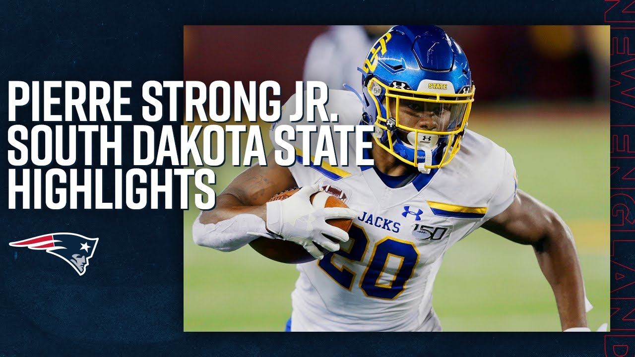 Pierre Strong Jr. College Highlights, South Dakota St, RB | New England ...