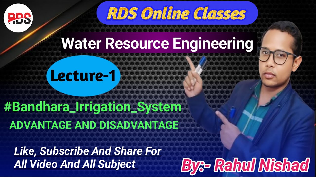 Bandhara Irrigation System By Er. Rahul Nishad #SBTE #Water Resources # ...