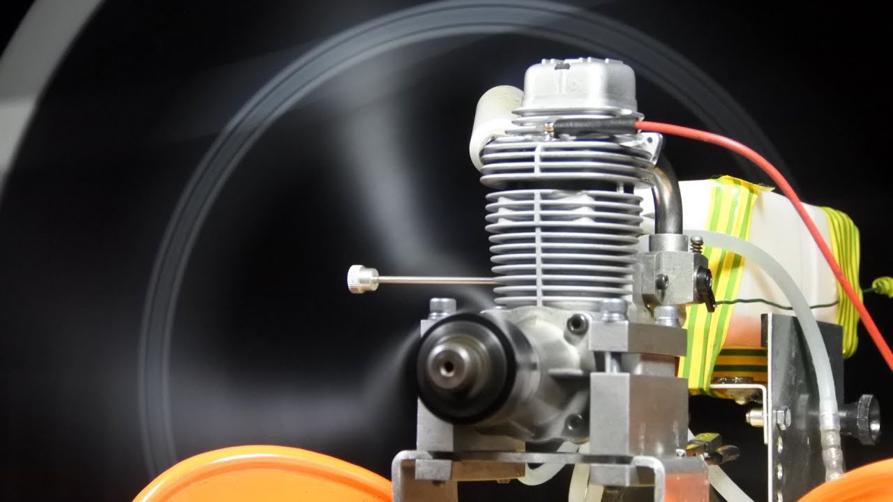 Enya 120 4C pre "R" version Part 2 cleaning and assembling - YouTube