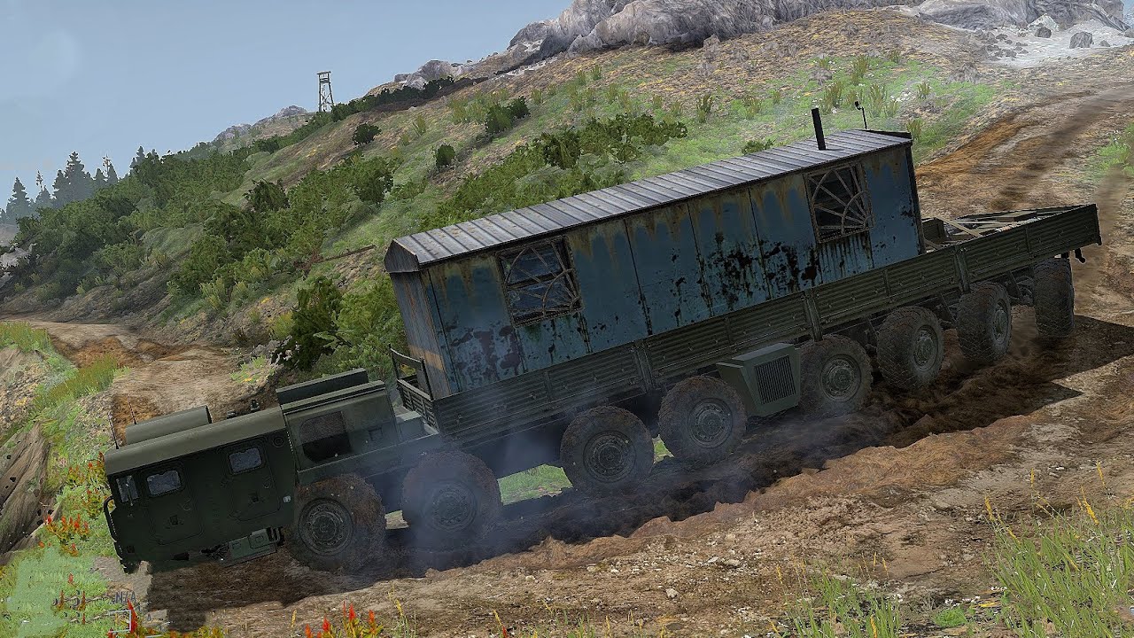 Moving a house! | mudrunner gameplay - YouTube