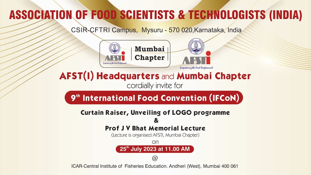 9th IFCoN Curtain Raiser, Unveiling of LOGO program & Prof J V Bhat ...