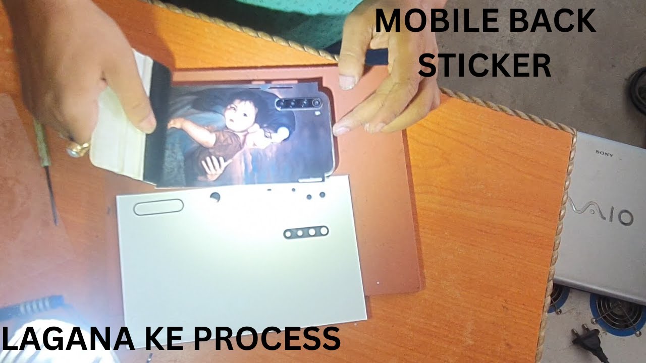 Mobile Back Screen Guard Lagane Ka Process. How To Apply Mobile Back ...