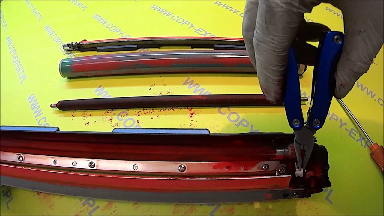 CANON IRC2380 IRC2550 IRC2880 Replacing OPC Drum Cleaning Blade Charge ...