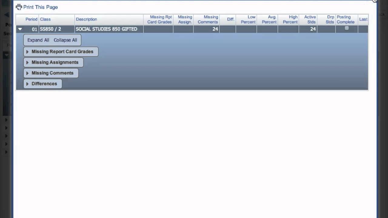 Posting Grades on Skyward - YouTube